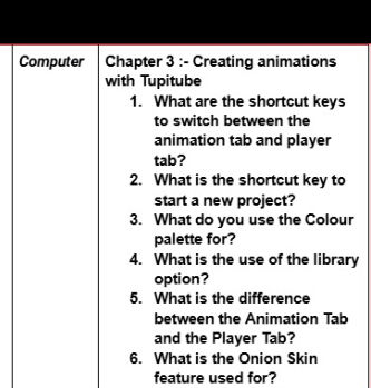 Computer Chapter 3 - Creating animations | StudyX