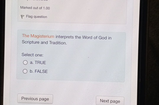 The Magisterium interprets the Word of God | StudyX