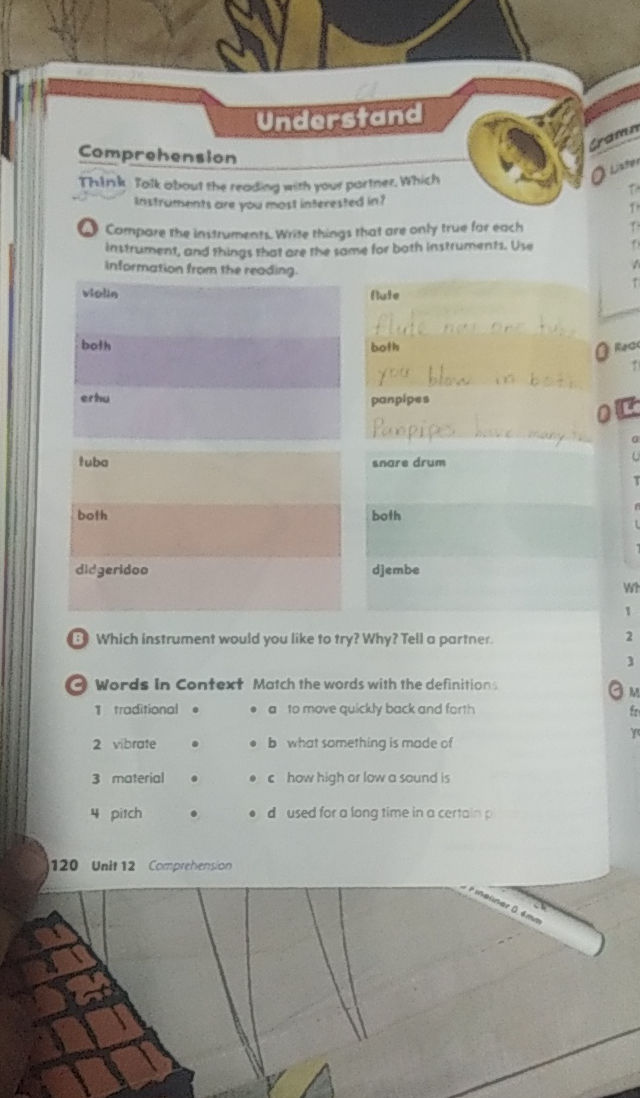 Understand Comprehension Think Talk about | StudyX