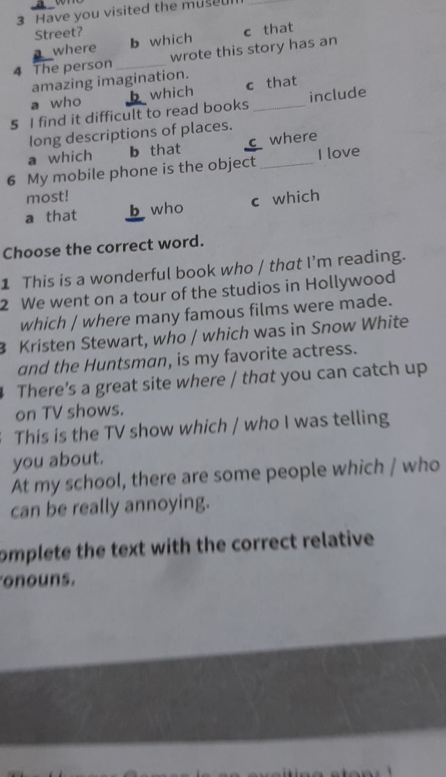 Choose the correct word. 1 This is a | StudyX