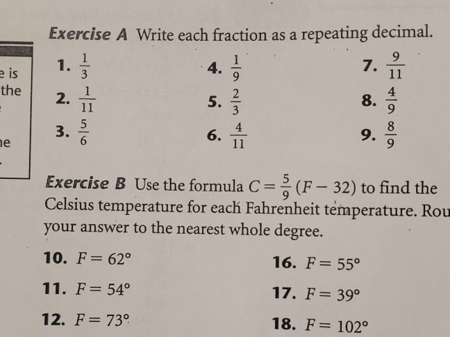 Exercise A Write each fraction as a | StudyX