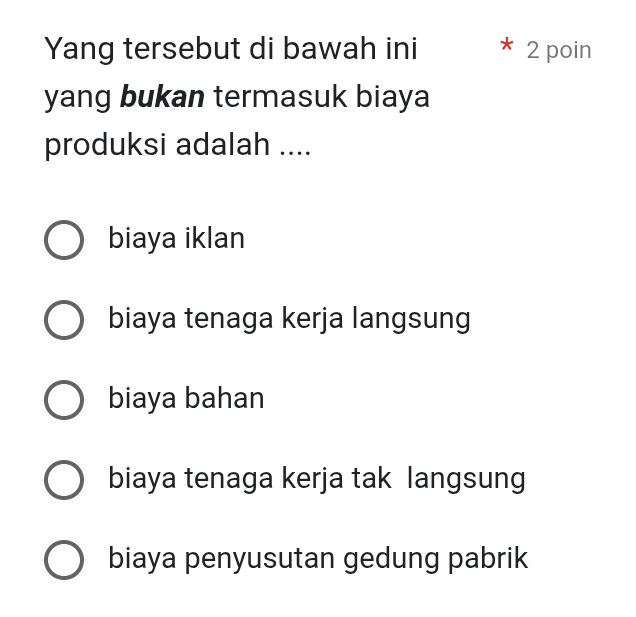 Yang tersebut di bawah ini yang bukan | StudyX