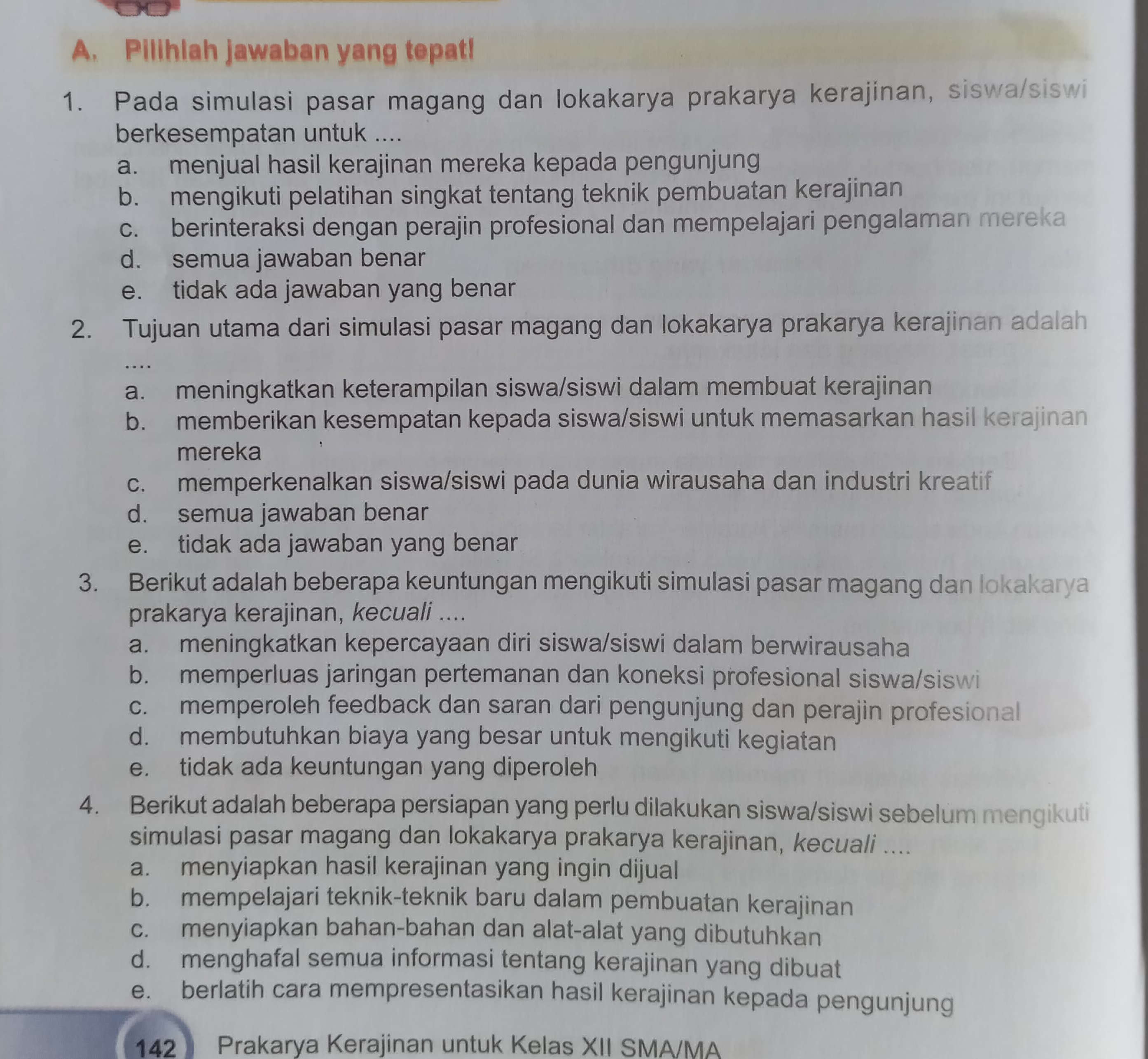 A. Pilihlah jawaban yang tepat! 1. Pada | StudyX