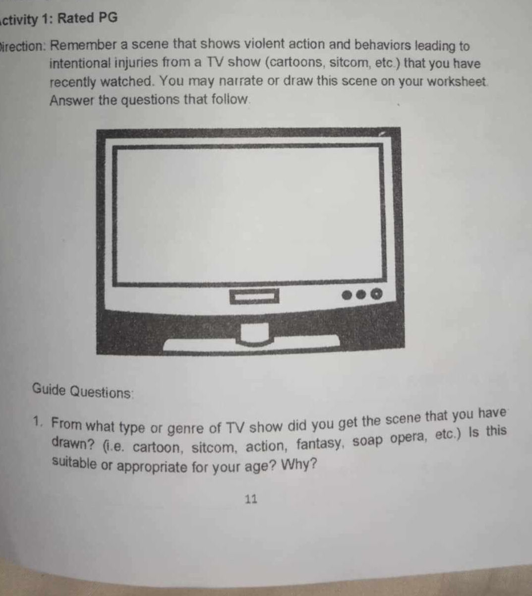 Direction: Remember a scene that shows | StudyX