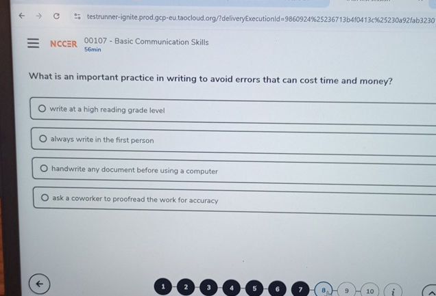 What is an important practice in writing to | StudyX