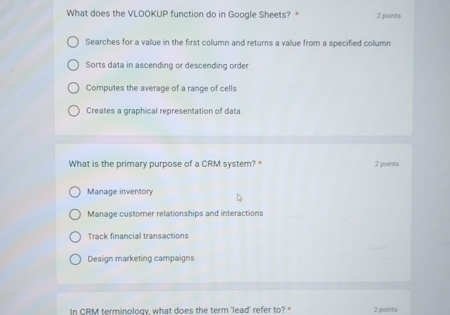 What does the VLOOKUP function do in Google | StudyX
