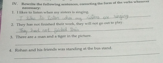 IV Rewrite the following sentences | StudyX