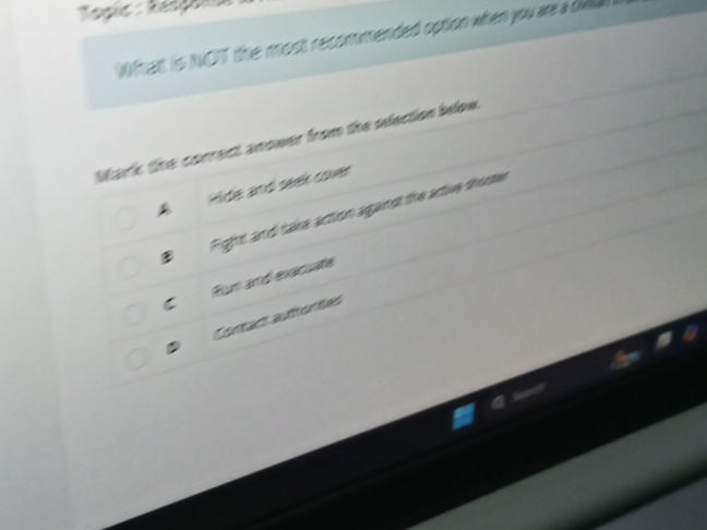 What is NOT the most recommended option when | StudyX