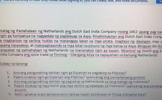 1. Ano ang pangunahing dahilan ng mga | StudyX