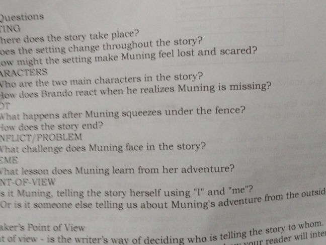 Where does the story take place? Does the | StudyX