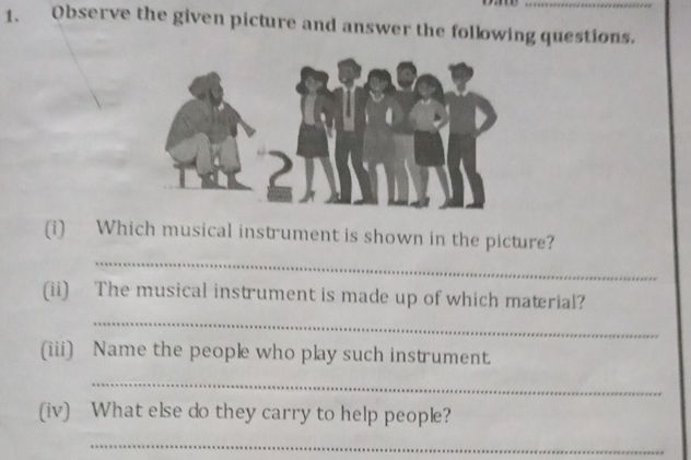 Observe the given picture and answer the | StudyX