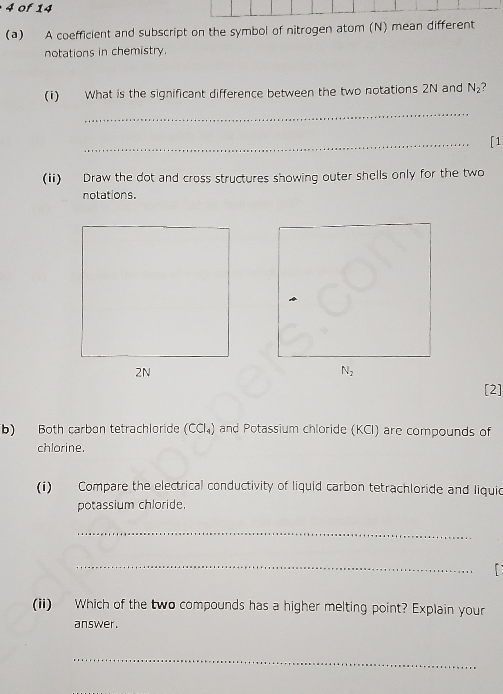 (a) A coefficient and subscript on the | StudyX