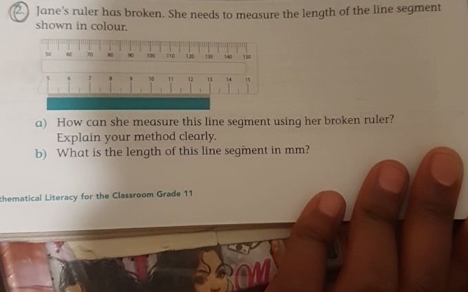 Jane's ruler has broken. She needs to | StudyX