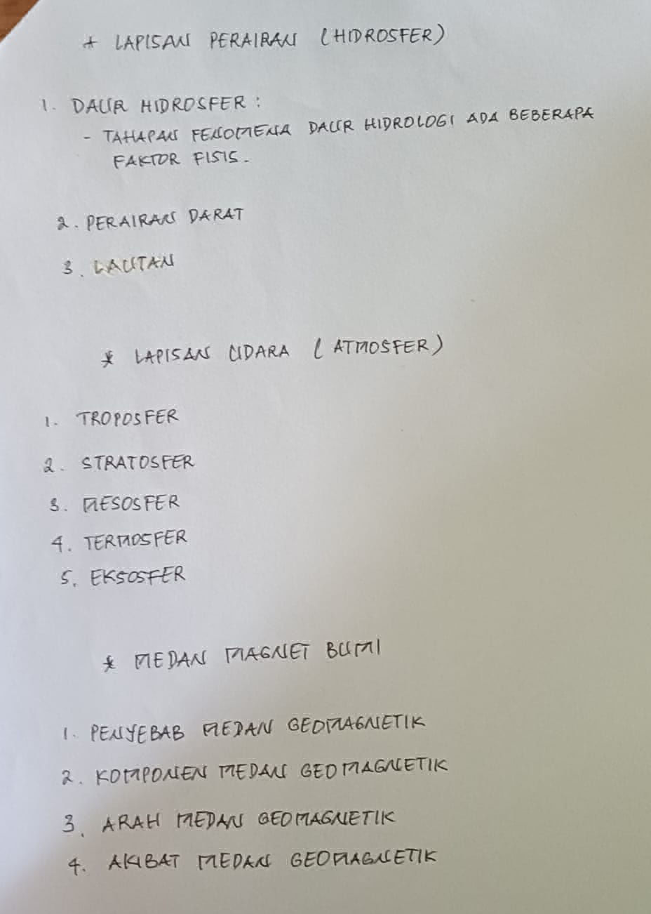+ LAPISAN PERAIRAN (HIDROSFER) 1 DAUR | StudyX