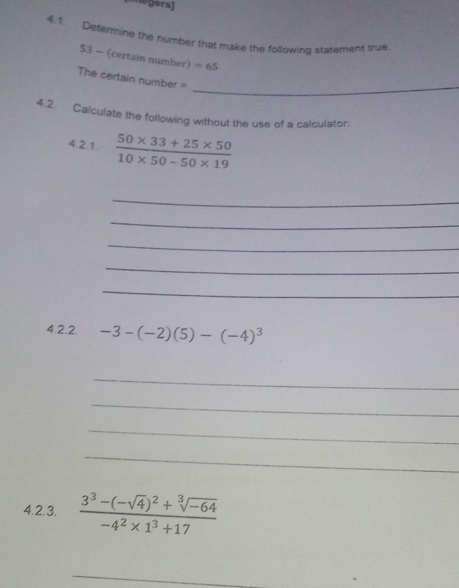 41 Determine the number that make the | StudyX