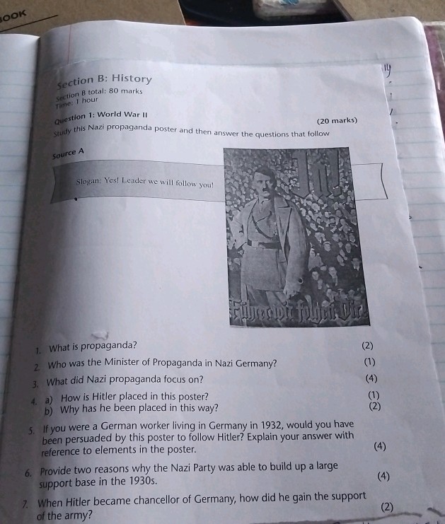 Question 1 World War II Study this Nazi | StudyX