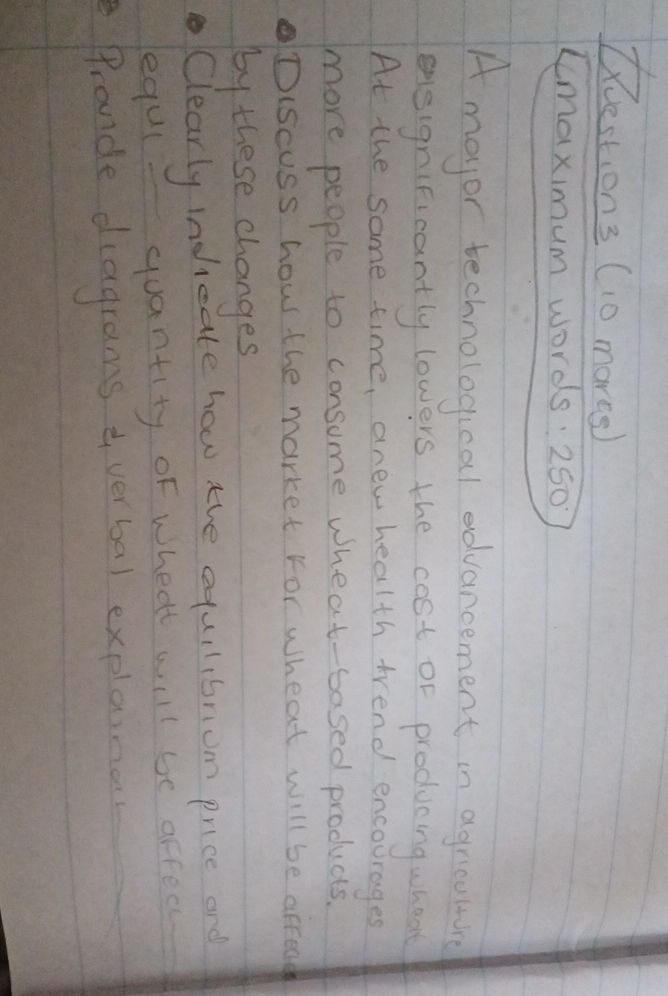 Question 3 (10 marks) Maximum words 250 A | StudyX