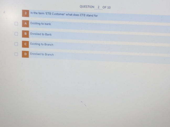 In the term 'ETB Customer' what does ETB | StudyX