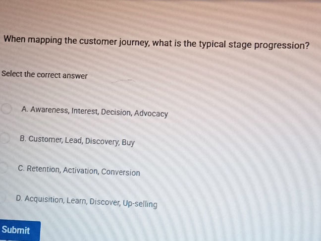 When mapping the customer journey what is | StudyX