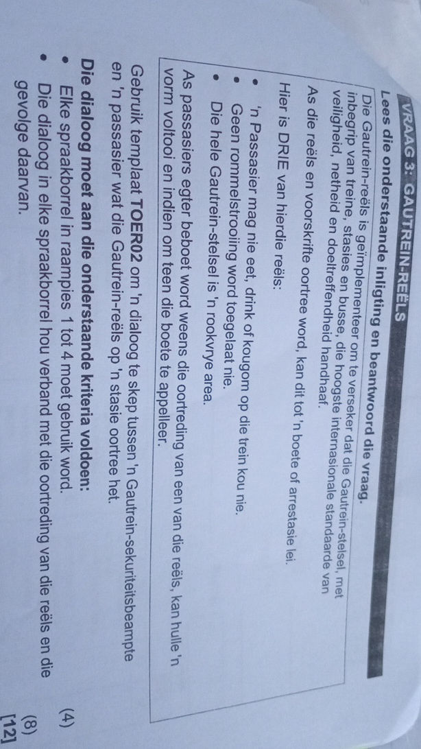 Lees die onderstaande inligting en
