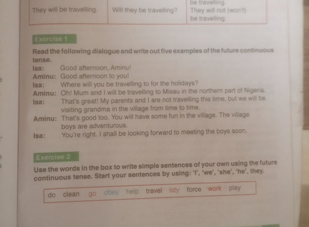 Exercise 1 Read the following dialogue and | StudyX