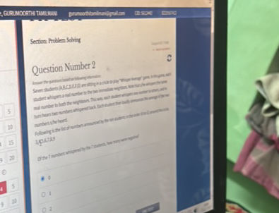 Answer the question based on following | StudyX