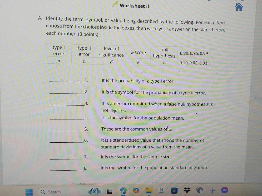 A Identify the term symbol or value being | StudyX