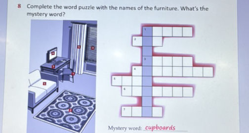 Complete the word puzzle with the names of | StudyX