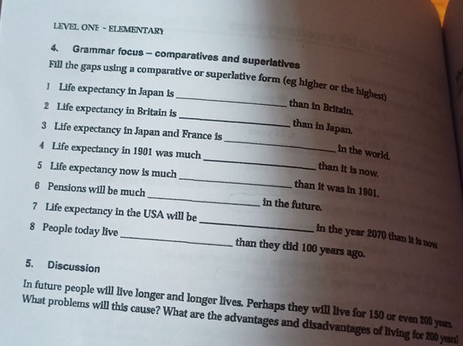 4. Grammar focus - comparatives and | StudyX
