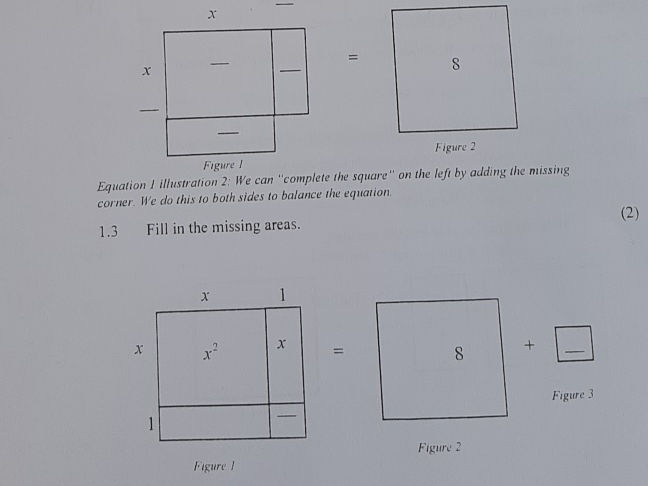 1.3 Fill in the missing areas. Figure 1 | StudyX