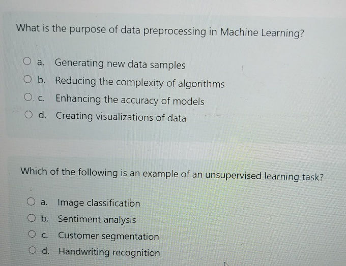 What is the purpose of data preprocessing in | StudyX