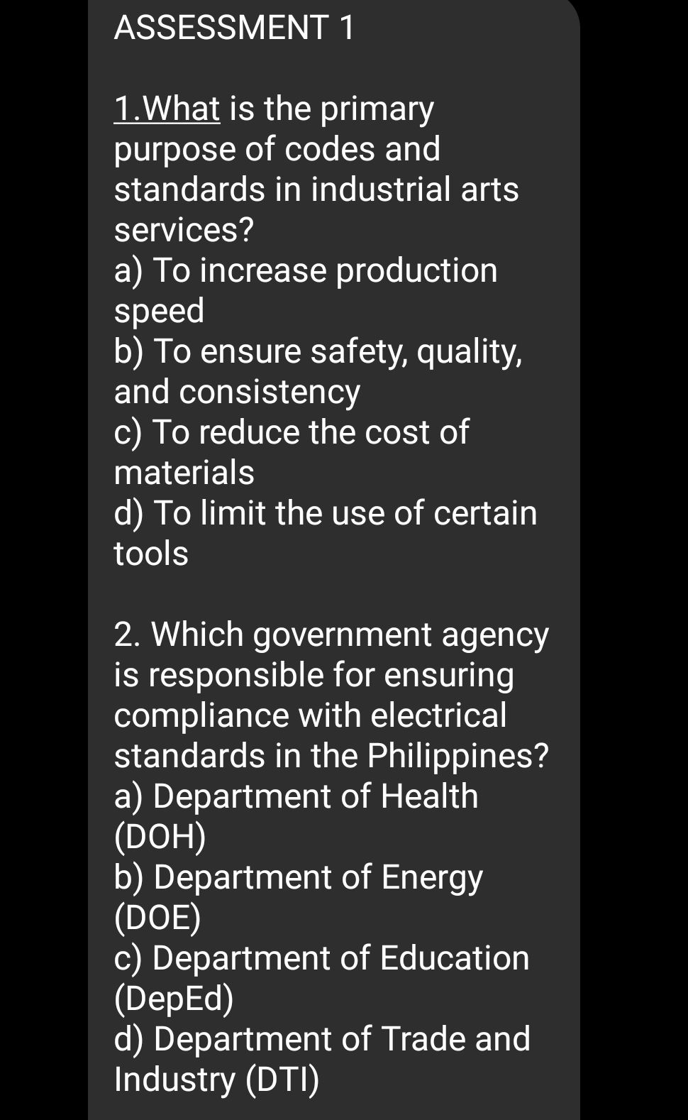 1.What is the primary purpose of codes and | StudyX