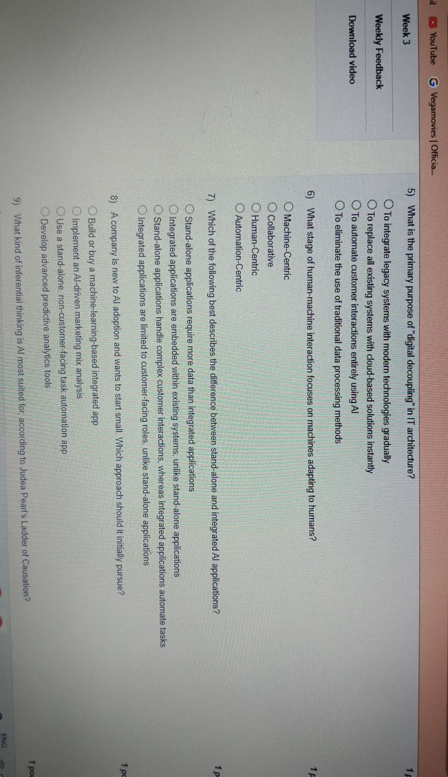 5) What is the primary purpose of digital | StudyX