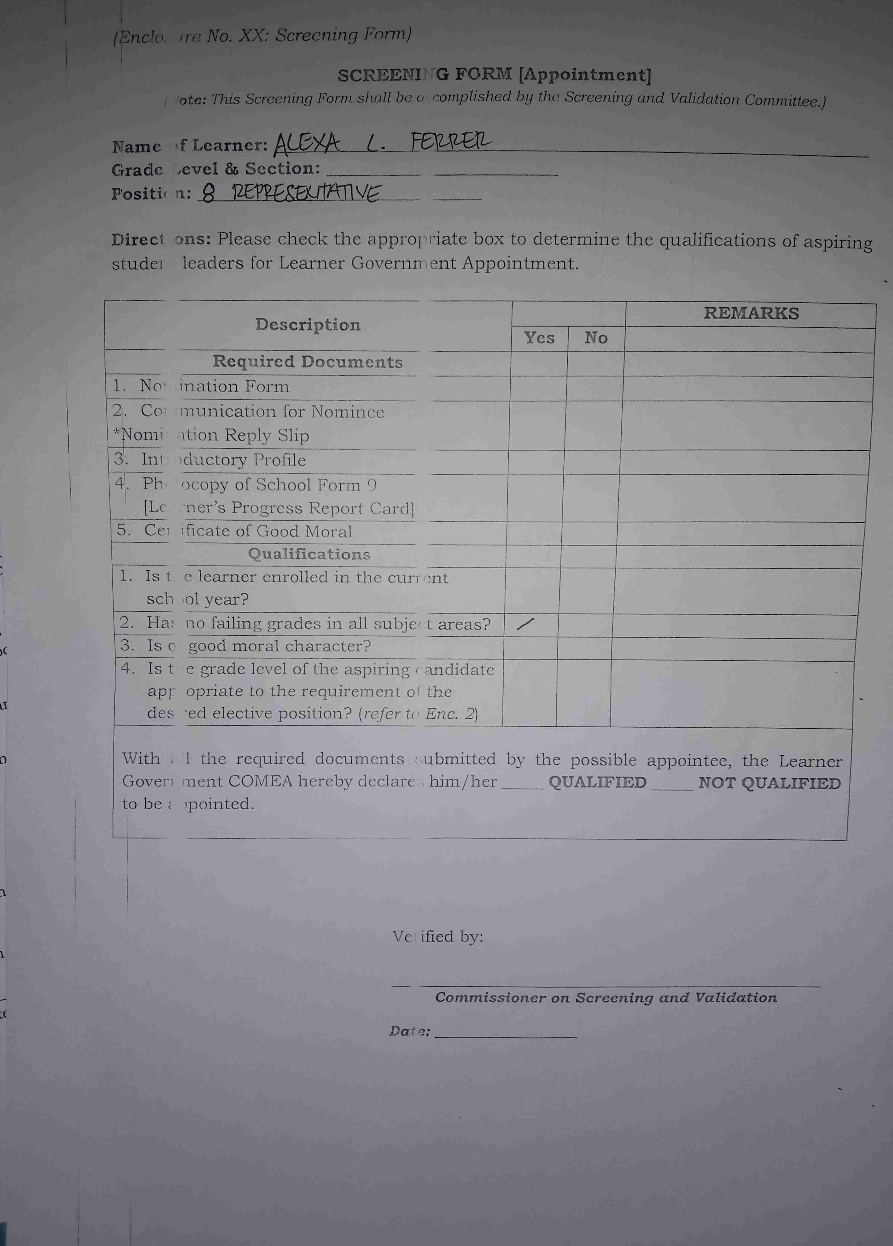 Directions Please check the appropriate box | StudyX