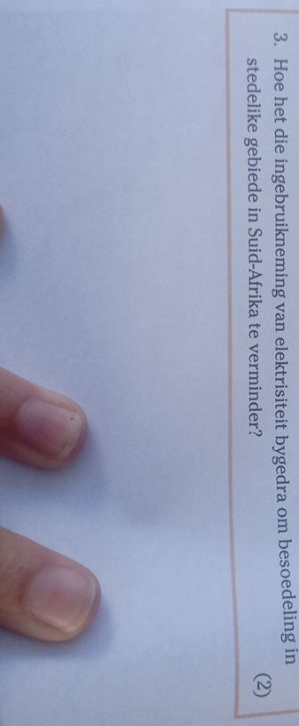 3. Hoe het die ingebruikneming van | StudyX