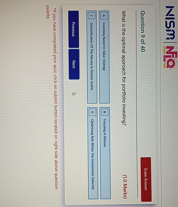 What is the optimal approach for portfolio | StudyX