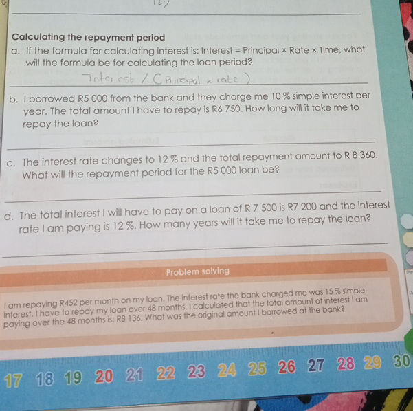 Calculating the repayment period a If the | StudyX