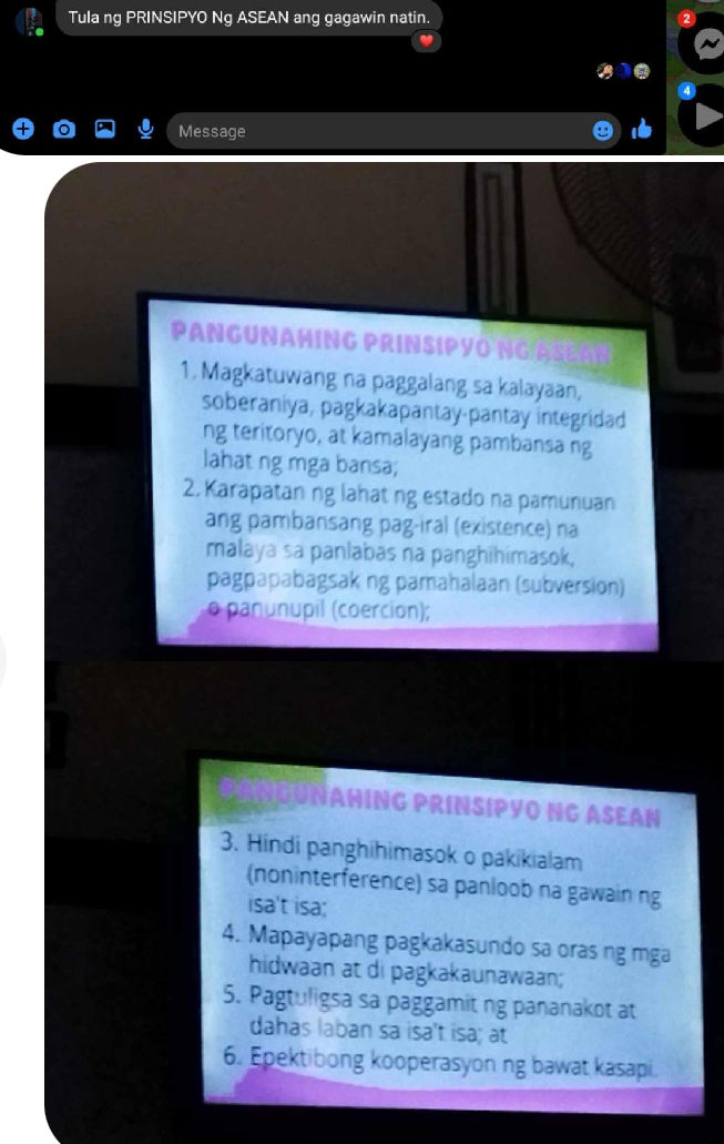 PANGUNAHING PRINSIPYO NG ASEAN 1 Magkatuwang | StudyX