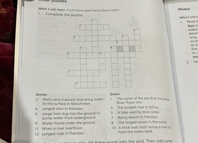 Water puzzles What I will learn I will learn | StudyX