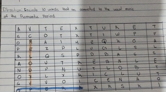 Direction: Encircle 10 words that are | StudyX