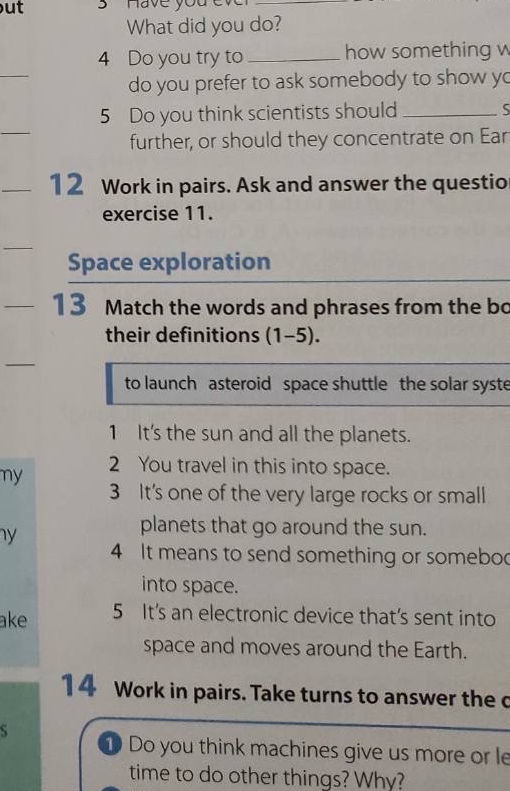 13 Match the words and phrases from the box | StudyX