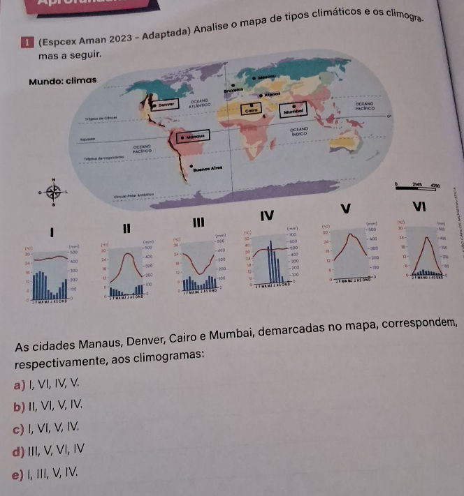 1 (Espcex Aman 2023 - Adaptada) Analise o | StudyX