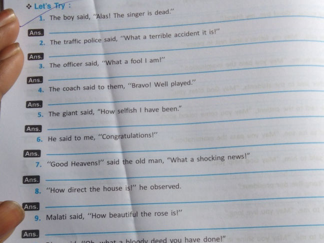 1 The boy said Alas The singer is dead Ans 2 | StudyX