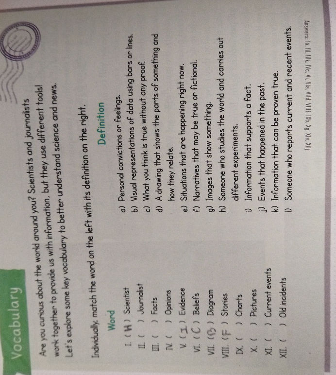 Individually match the word on the left with | StudyX