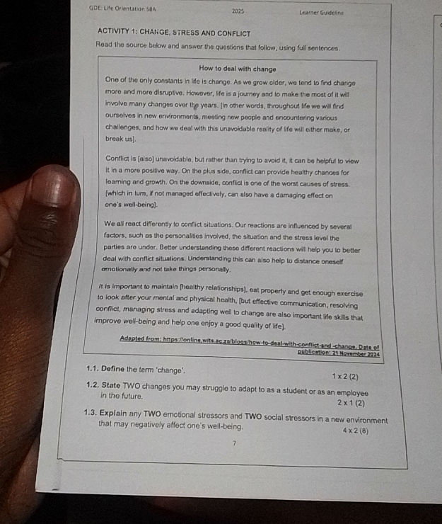 Read the source below and answer the | StudyX