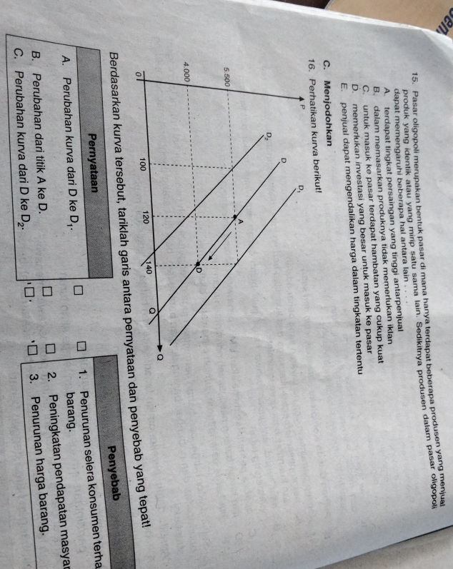 Berdasarkan kurva tersebut, tariklah garis | StudyX
