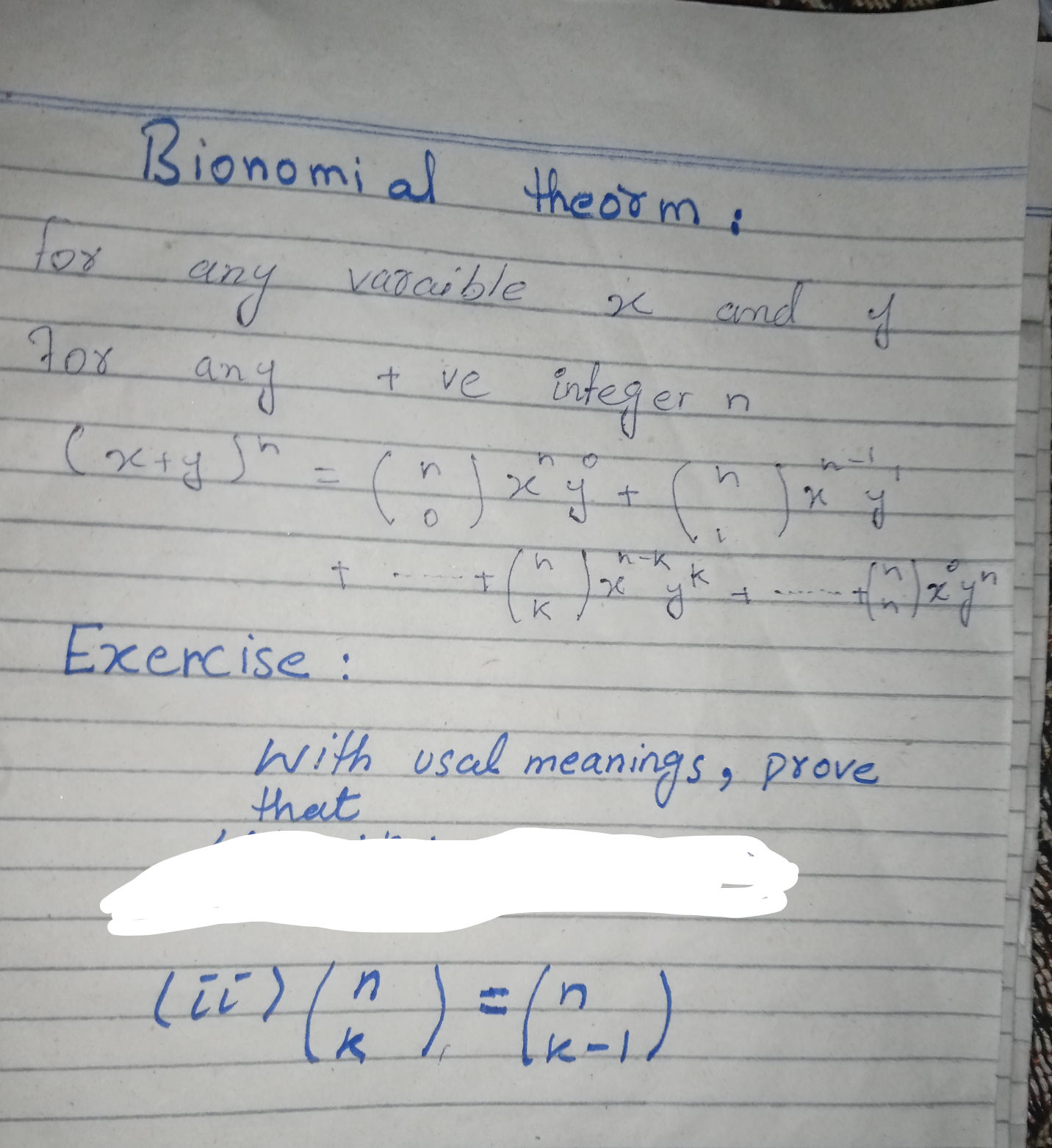 With usual meanings prove that equation nk = | StudyX