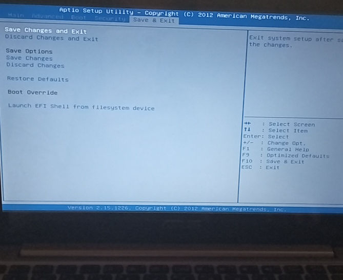 Aptio Setup Utility - Copyright (C) 2012 | StudyX