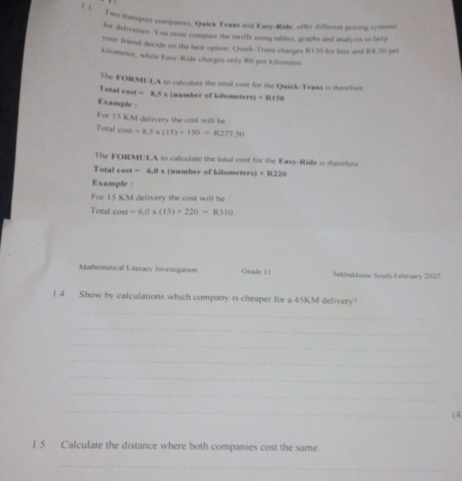 14 Show by calculations which company is | StudyX