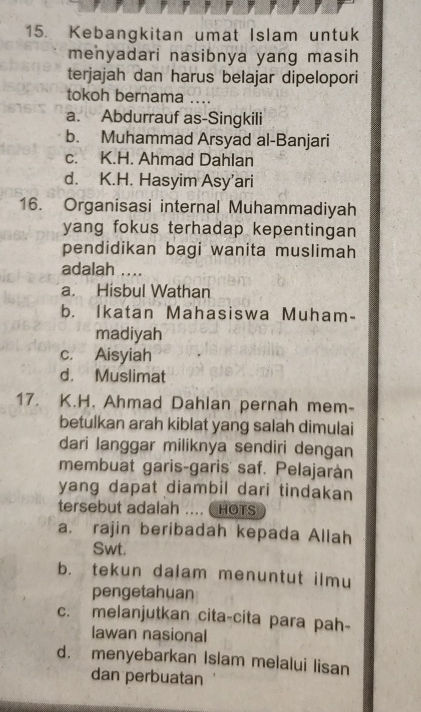 15 Kebangkitan umat Islam untuk menyadari | StudyX